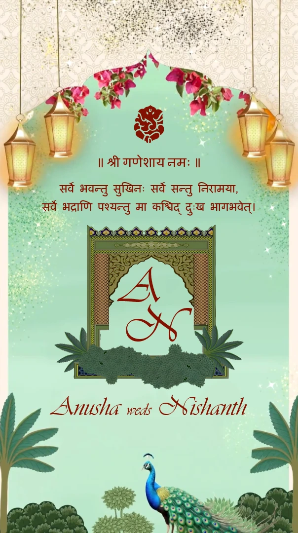 Personalise Simple Elegance Wedding Invite | video invitation | Online ...